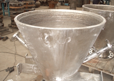 Cone trunks construction and weld overlay - NEWTESOL